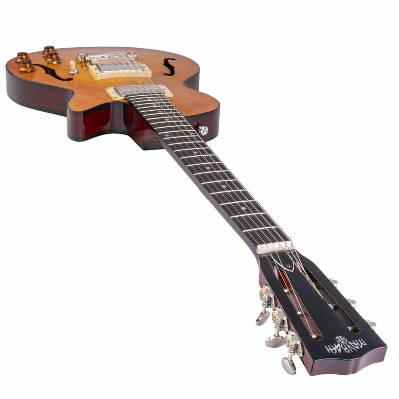 Maybach Little Wing Arched Top Cutaway Earl Grey Aged - Luis Guitar Garage